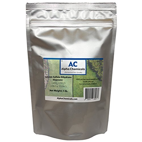 Calcium sulfate dihydrate for supplements