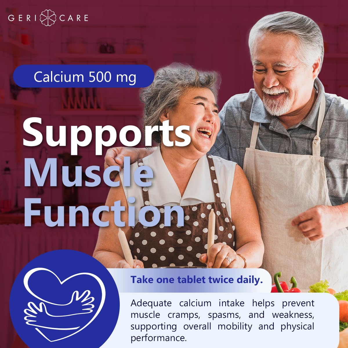 Calcium supplement for active lifestyle
