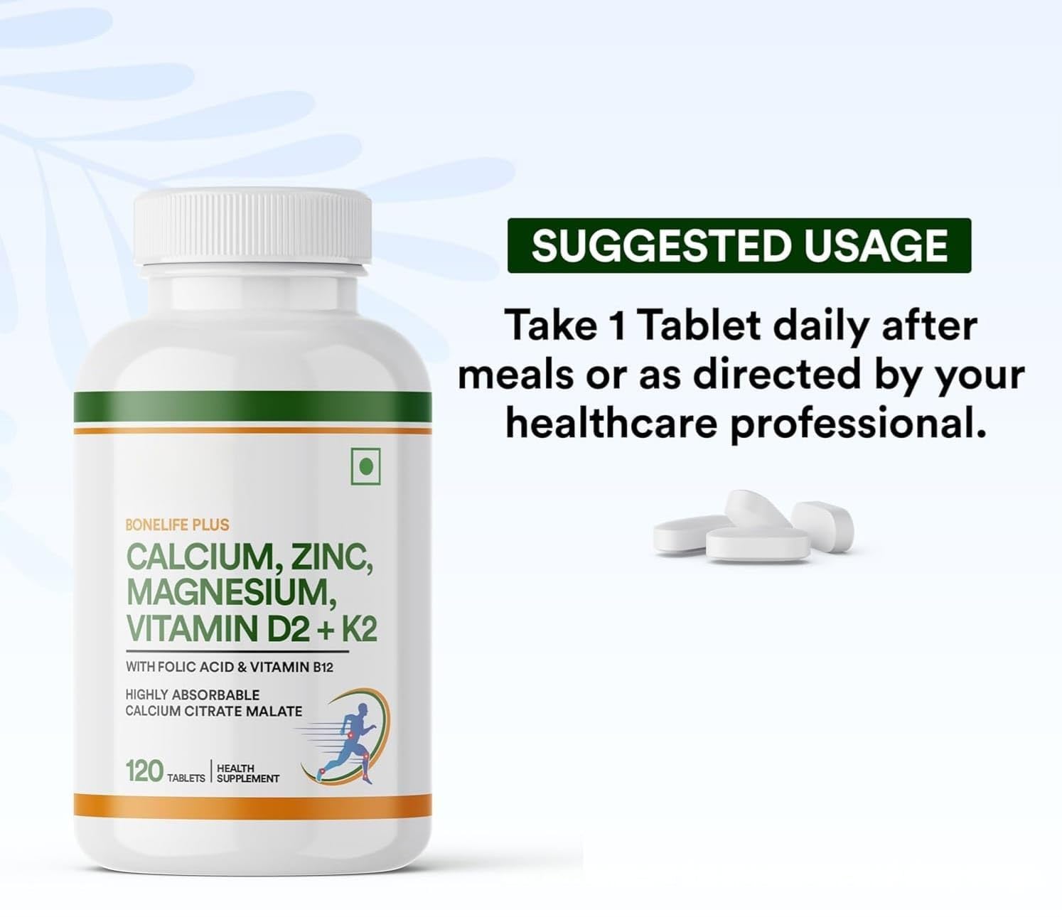 Calcium supplement for active lifestyle