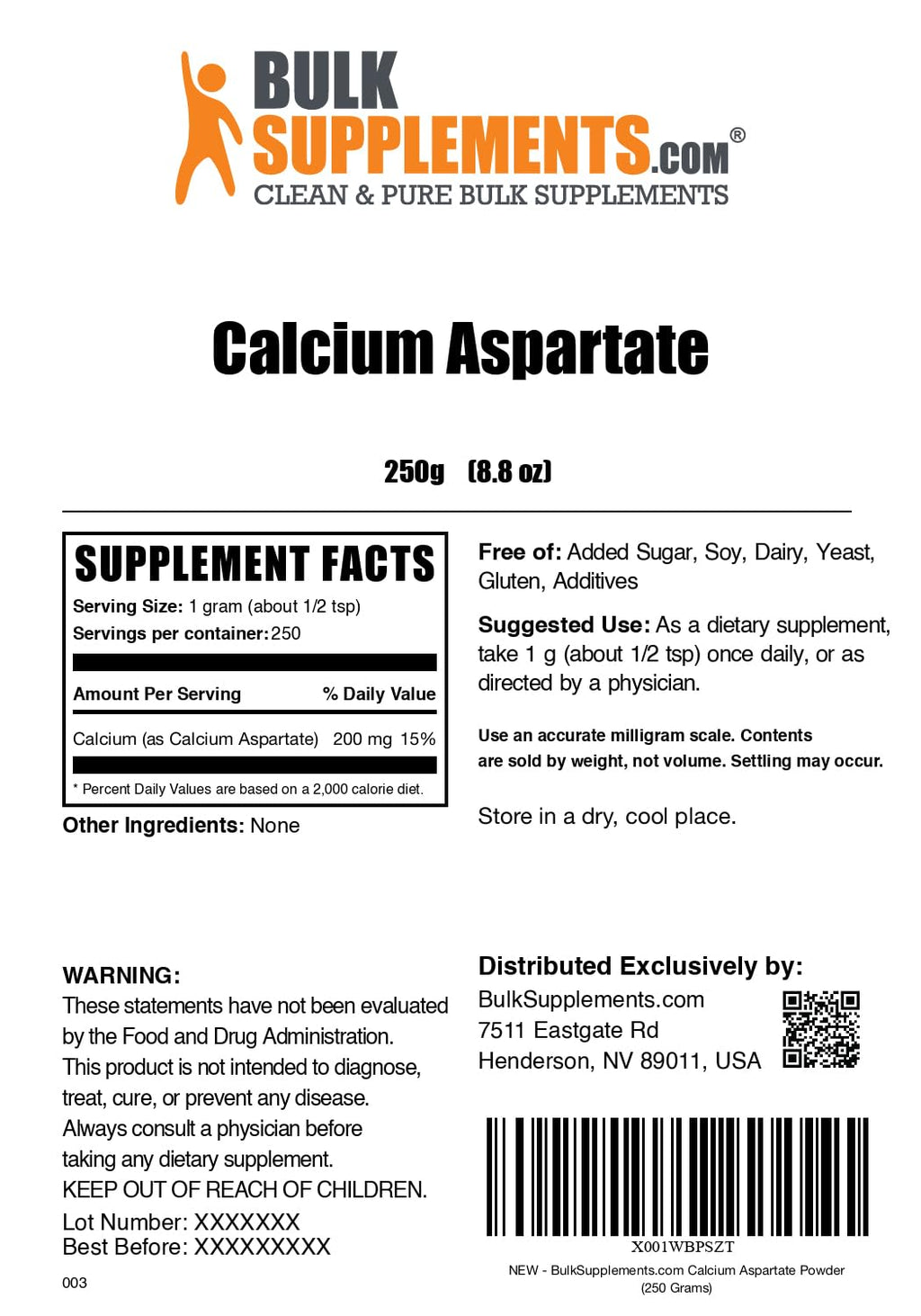 Calcium supplement for active lifestyles
