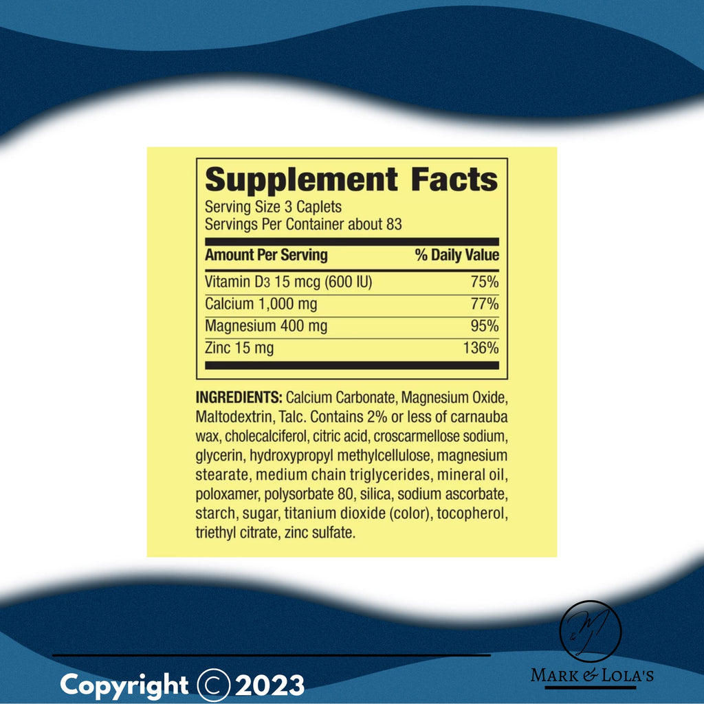 calcium supplement for active lifestyles