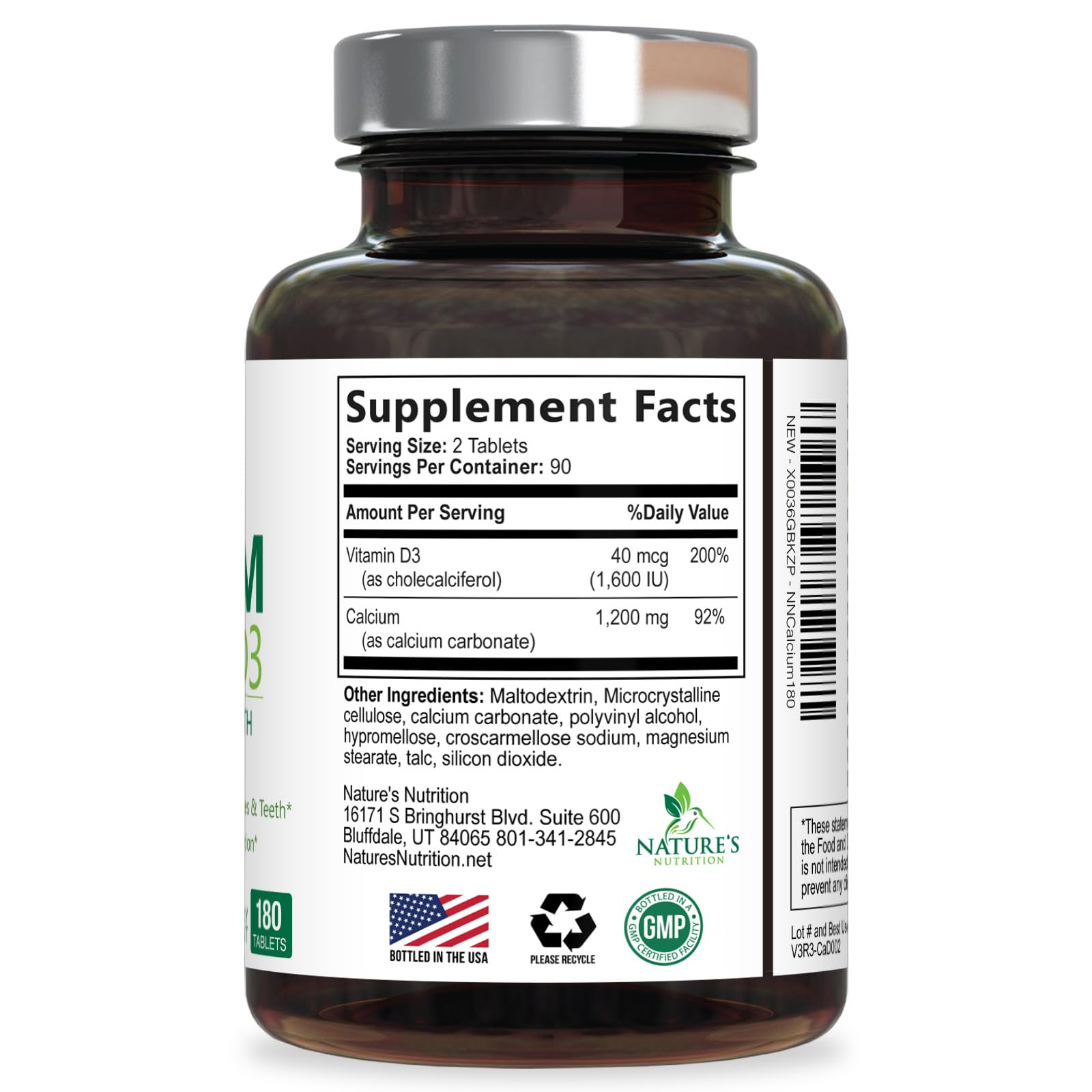 Calcium supplement for athletes and fitness