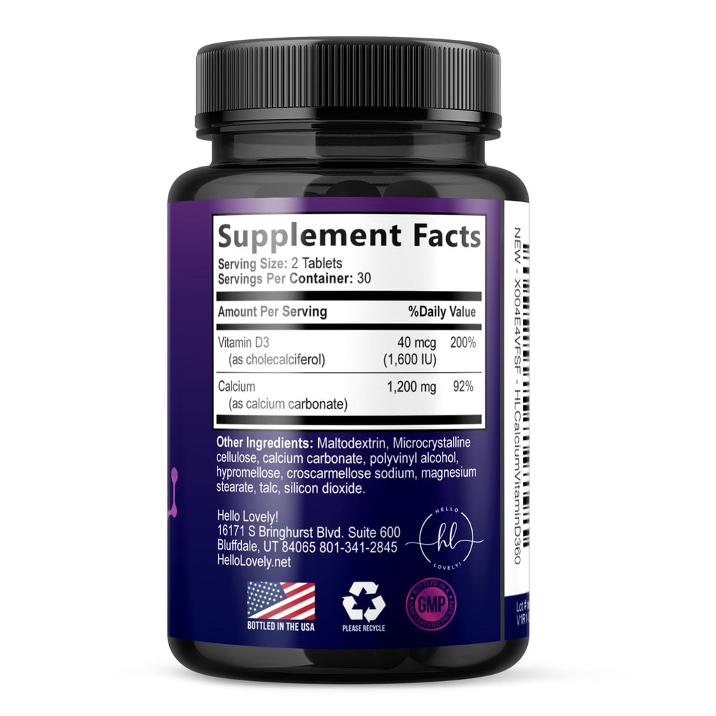Calcium supplement for daily nutrition