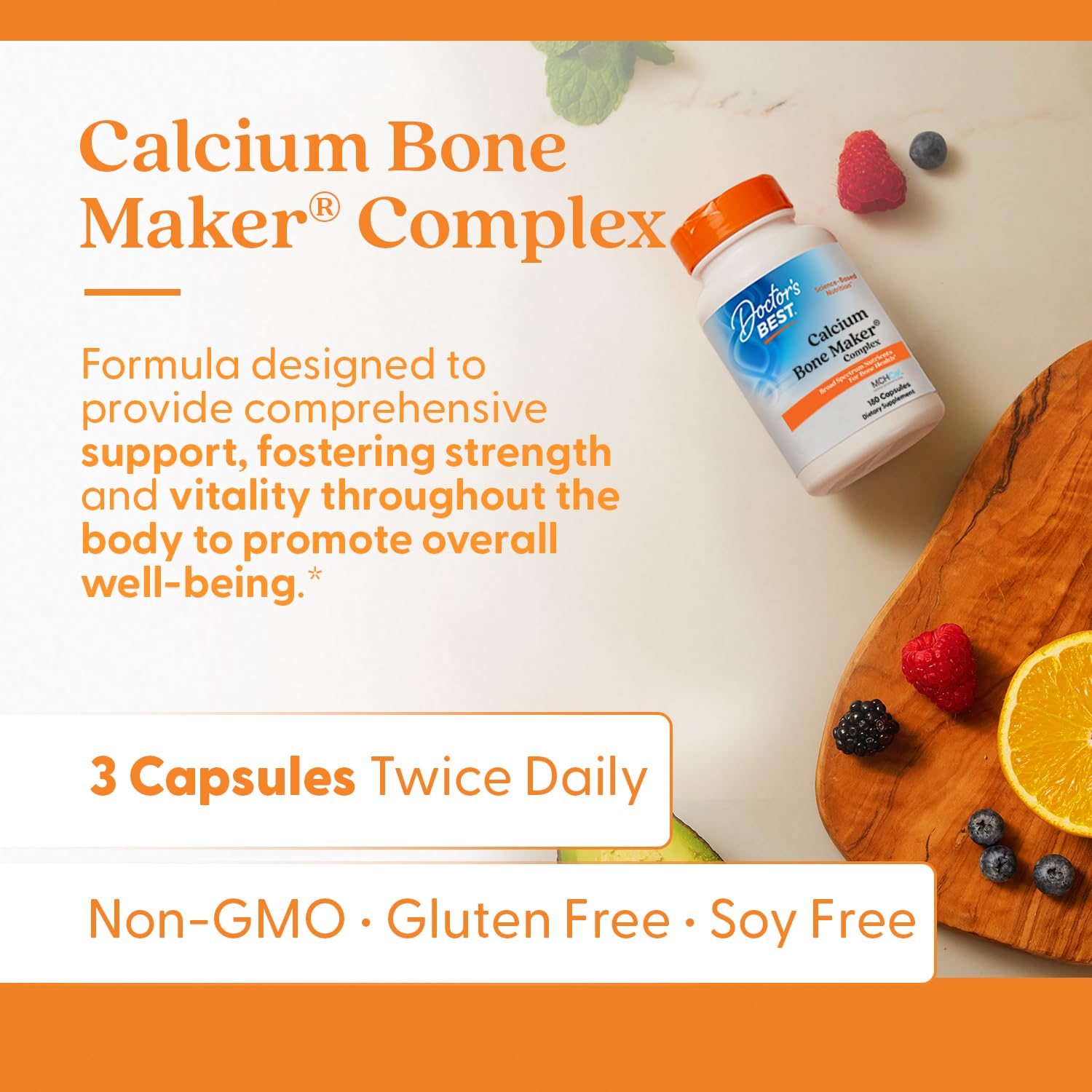 Calcium supplement for daily wellness