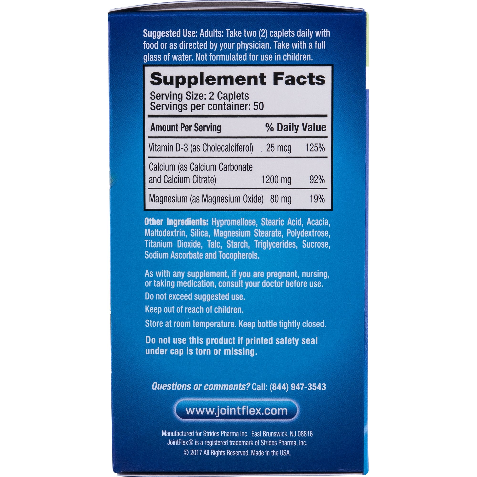 Calcium supplement for healthy aging