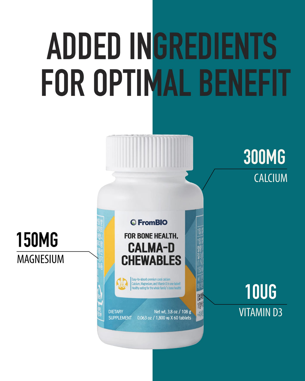 Calcium supplement for healthy teeth