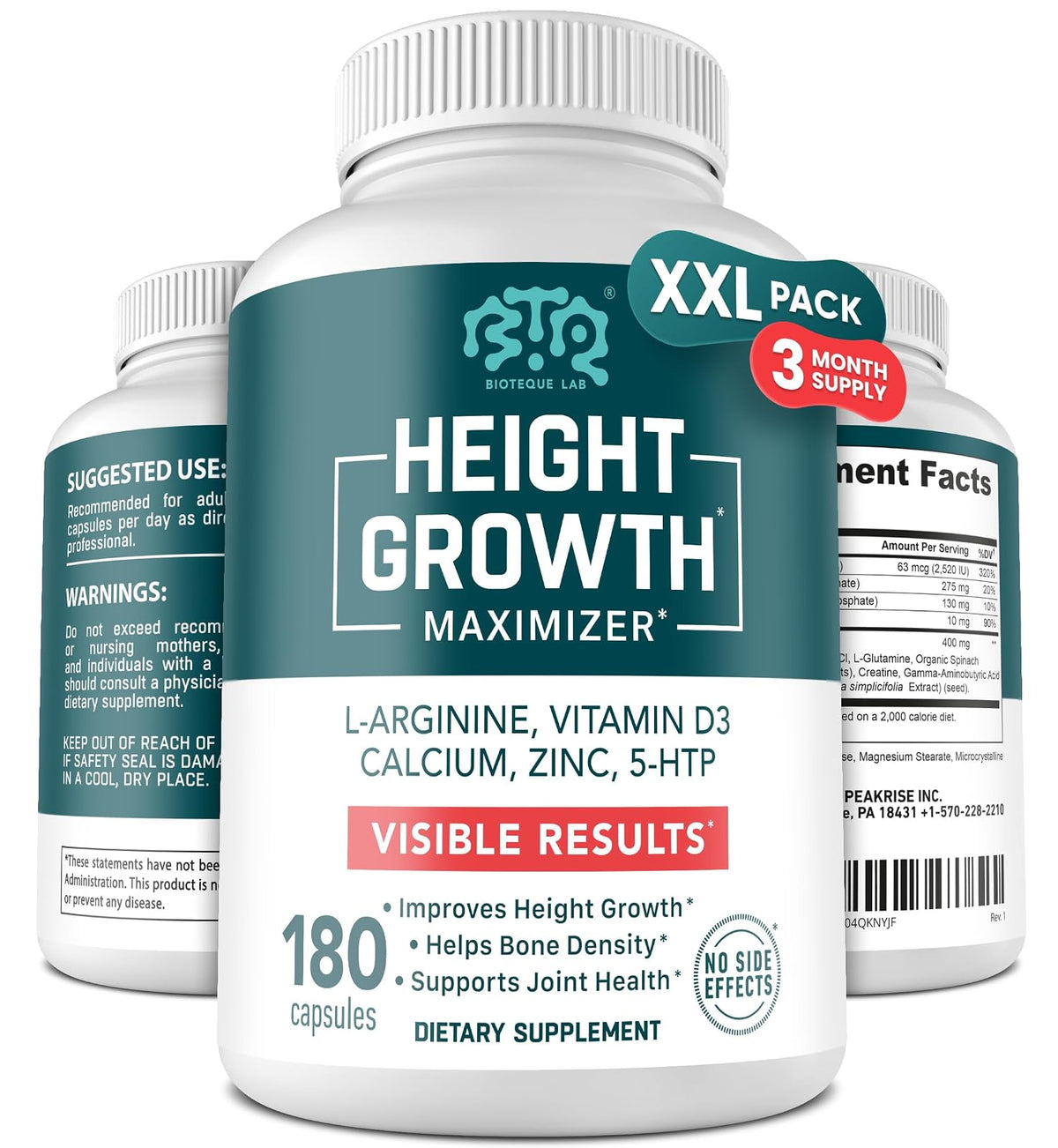 calcium supplement for height growth