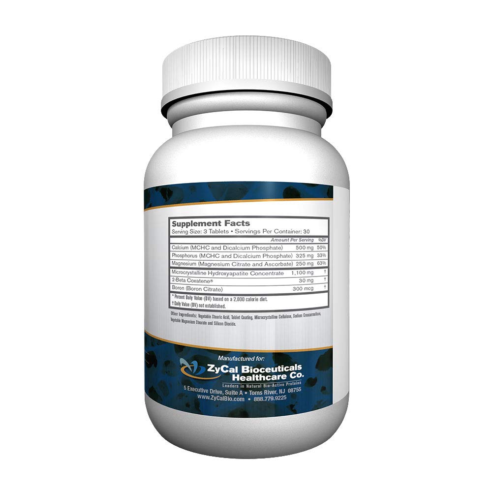 Calcium supplement for improved bone density