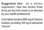 Calcium supplement for kidney health