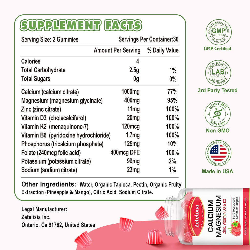 calcium supplement for muscle health