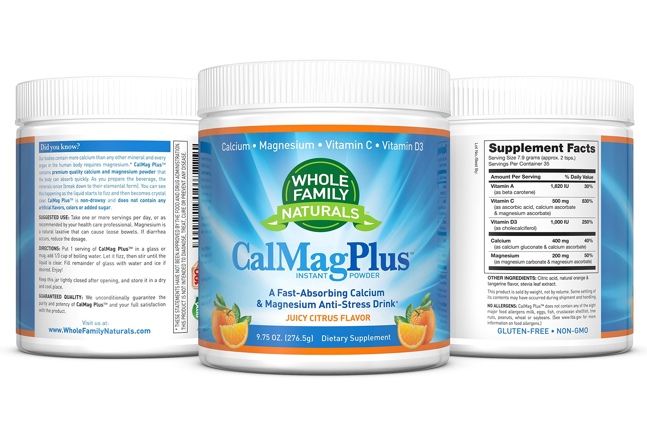 Calcium supplement for overall wellness