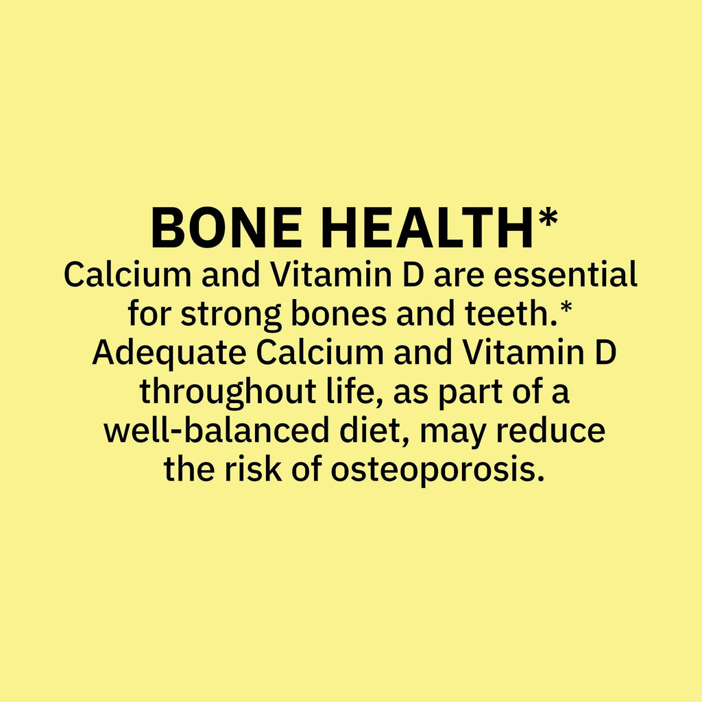 Calcium supplement with added Vitamin D3 benefits