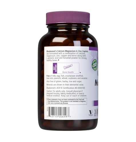 Calcium supplement with horsetail and boron