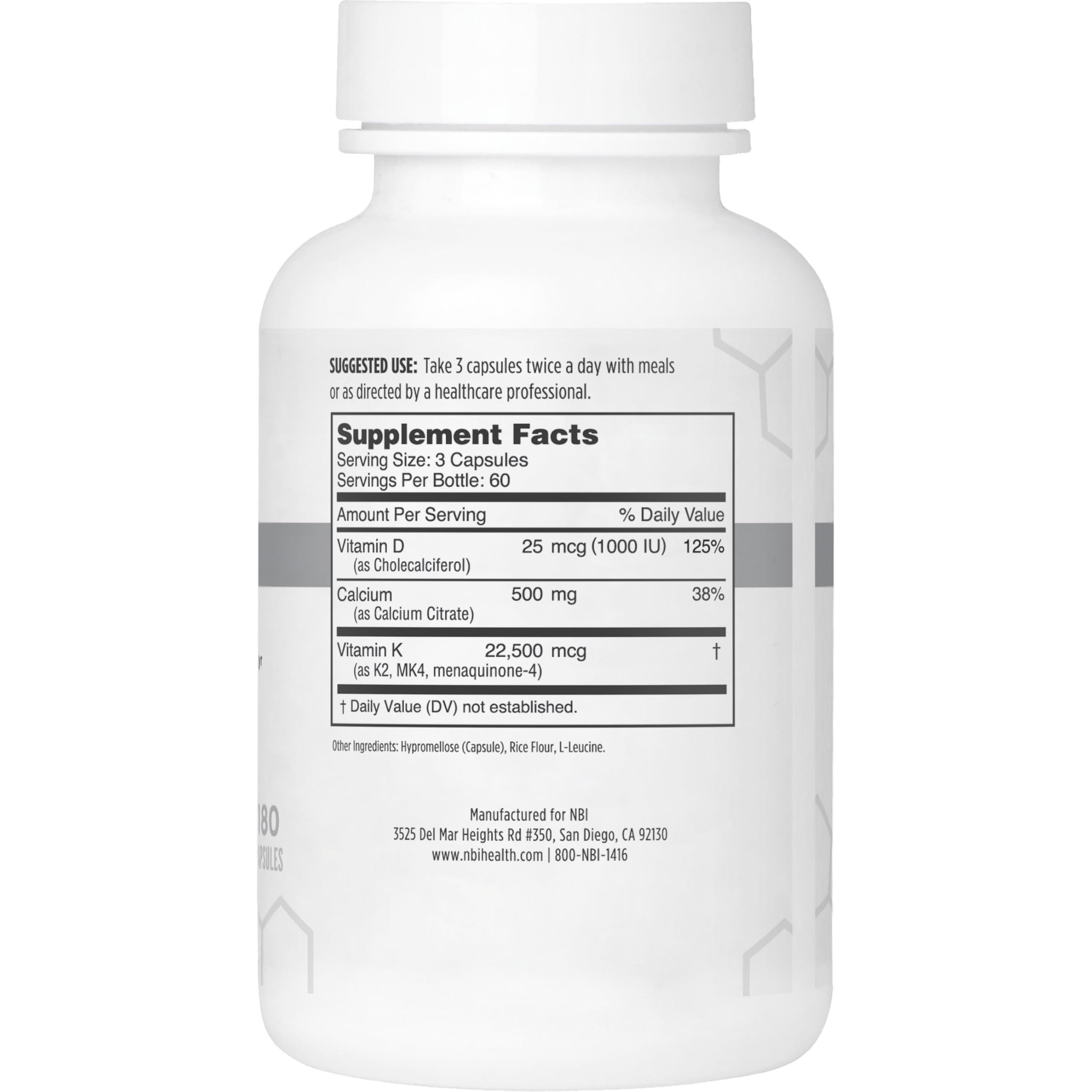 Calcium support for active lifestyles
