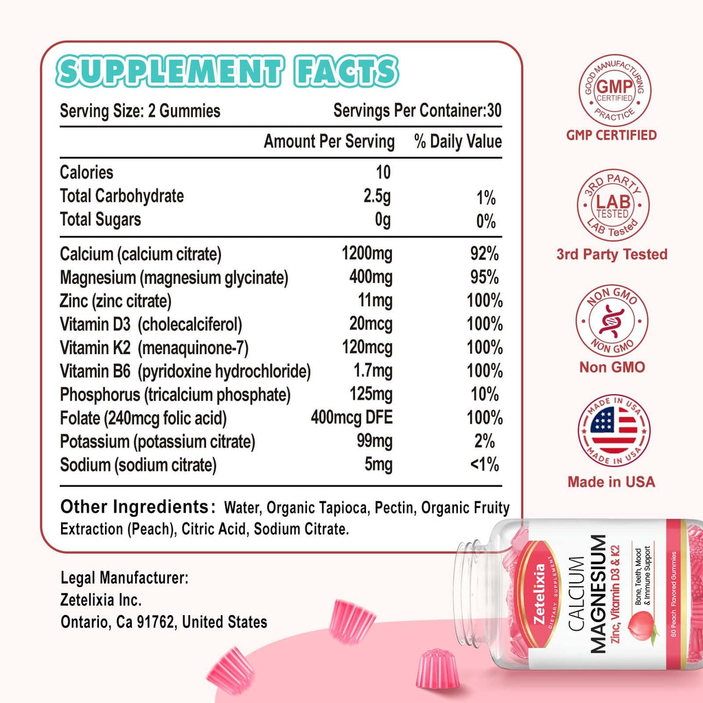 calcium support for active lifestyles