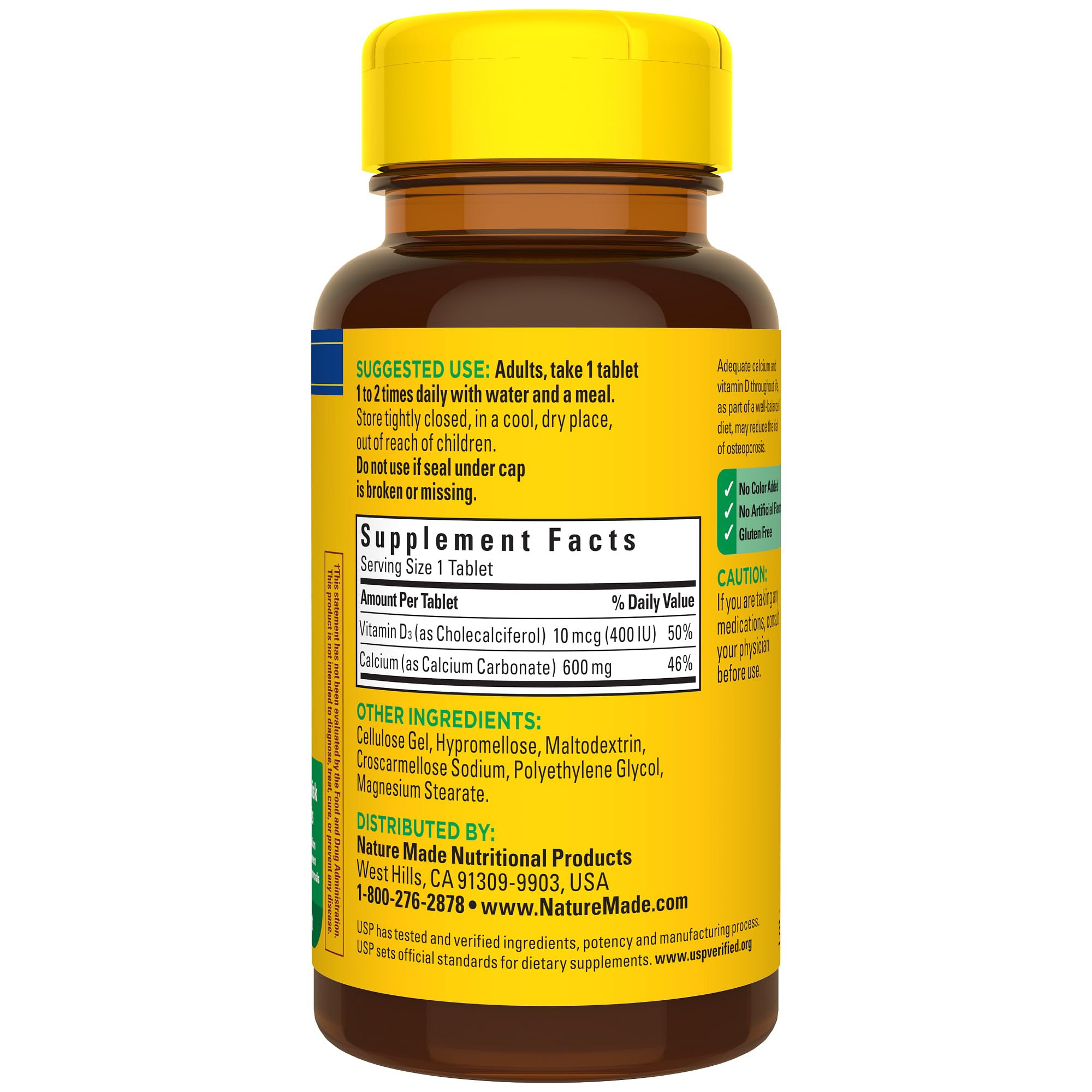 Calcium tablets for a balanced diet