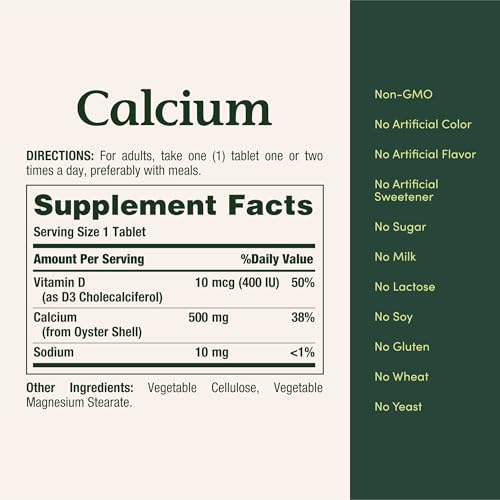 Calcium tablets for better absorption