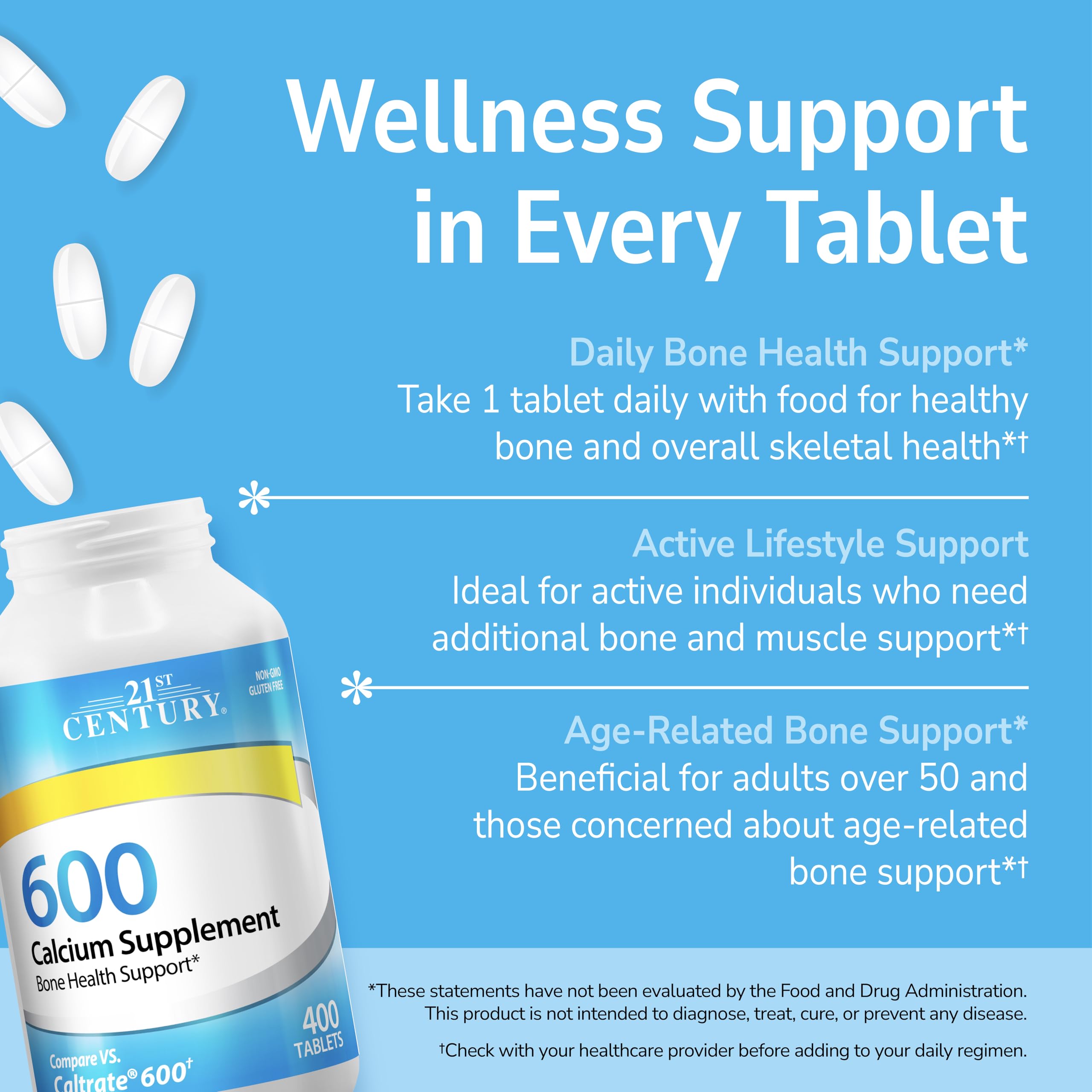 calcium tablets for better bone density