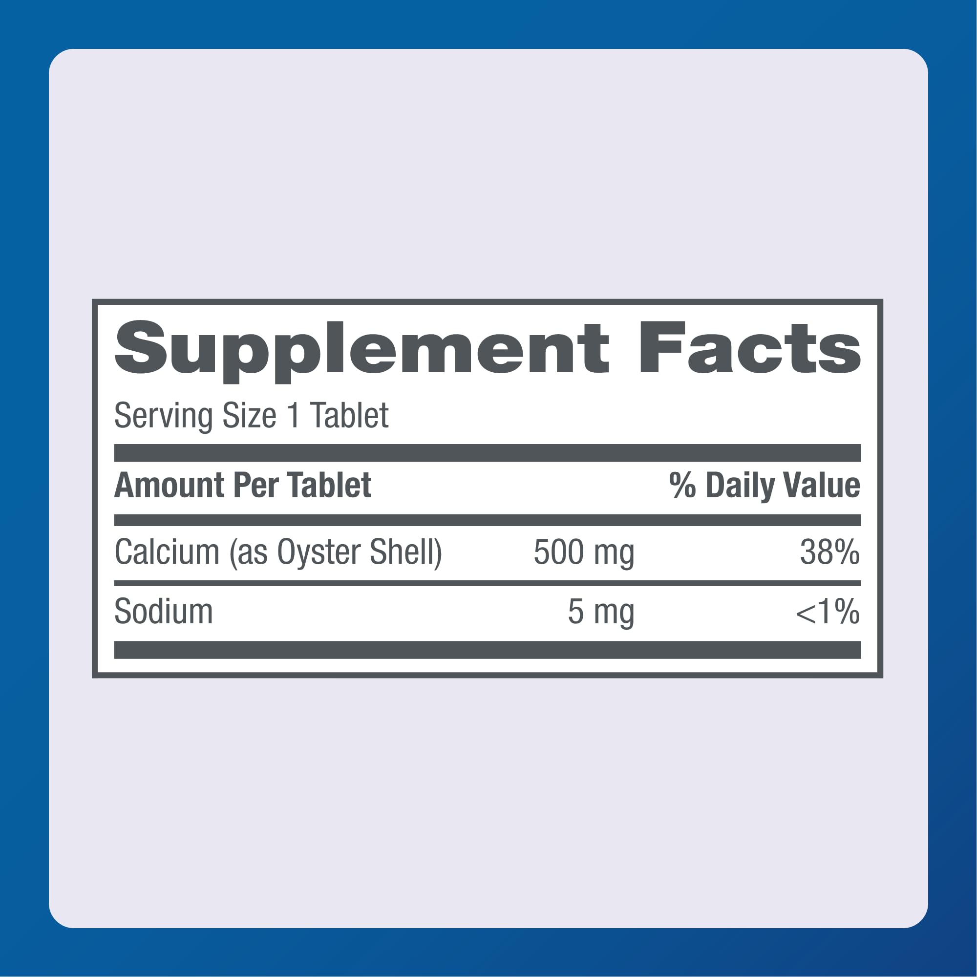 calcium tablets for bone strength