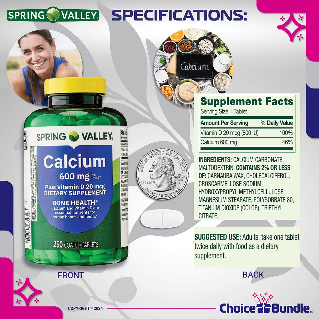 calcium tablets for daily wellness