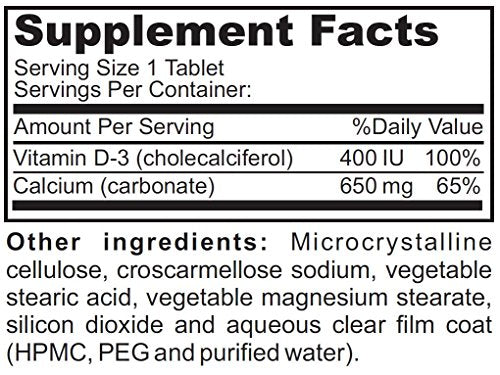 Calcium tablets for everyday health