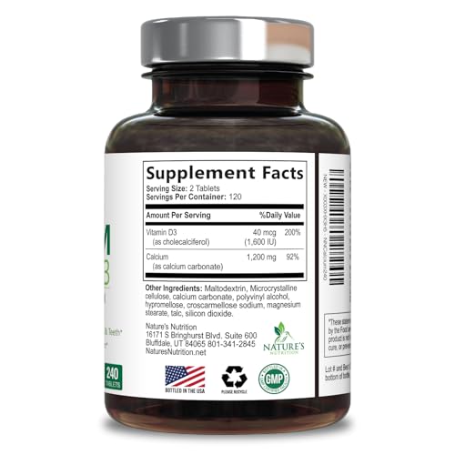 calcium tablets for everyday vitality