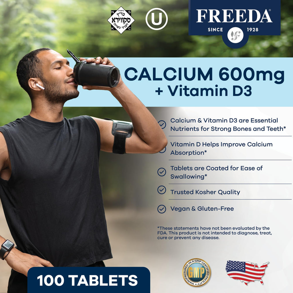 Calcium tablets for everyday wellness