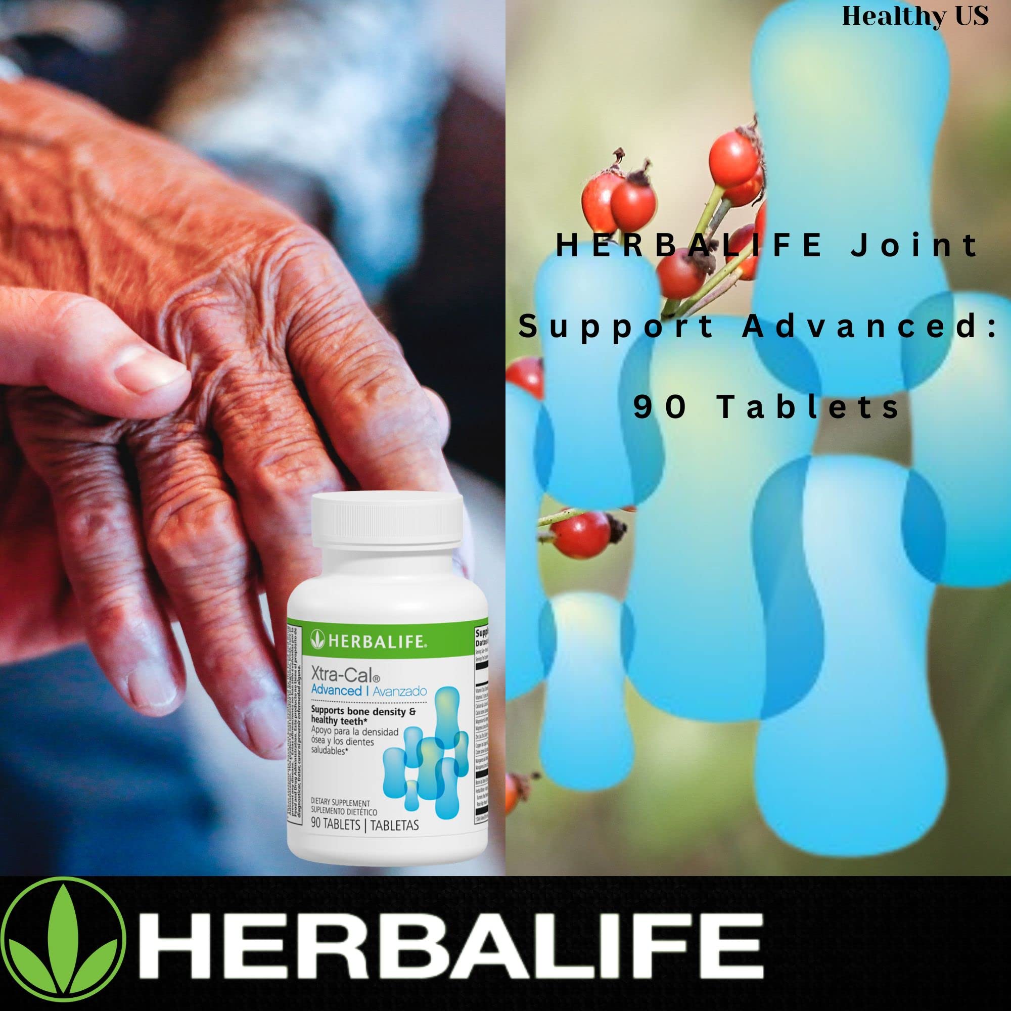 Calcium tablets for improved bone density