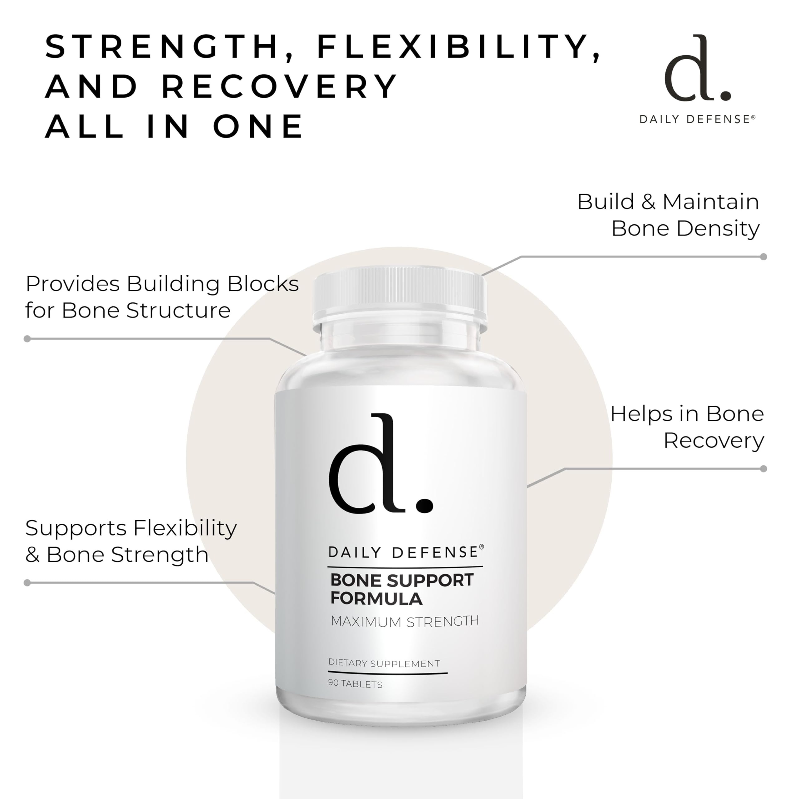 calcium tablets for improved bone density