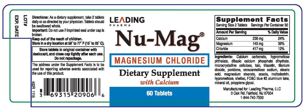 calcium tablets for magnesium deficiency