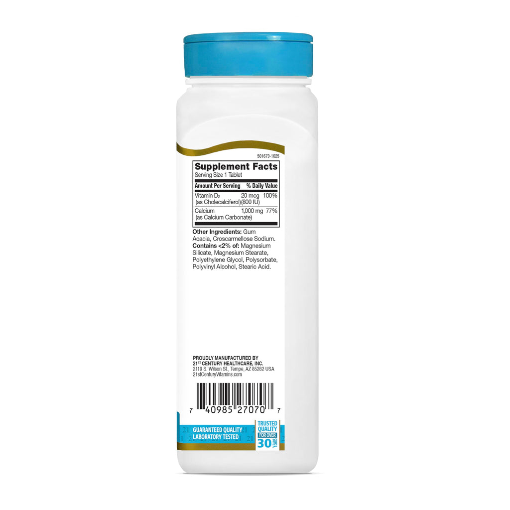 Calcium tablets for muscle function
