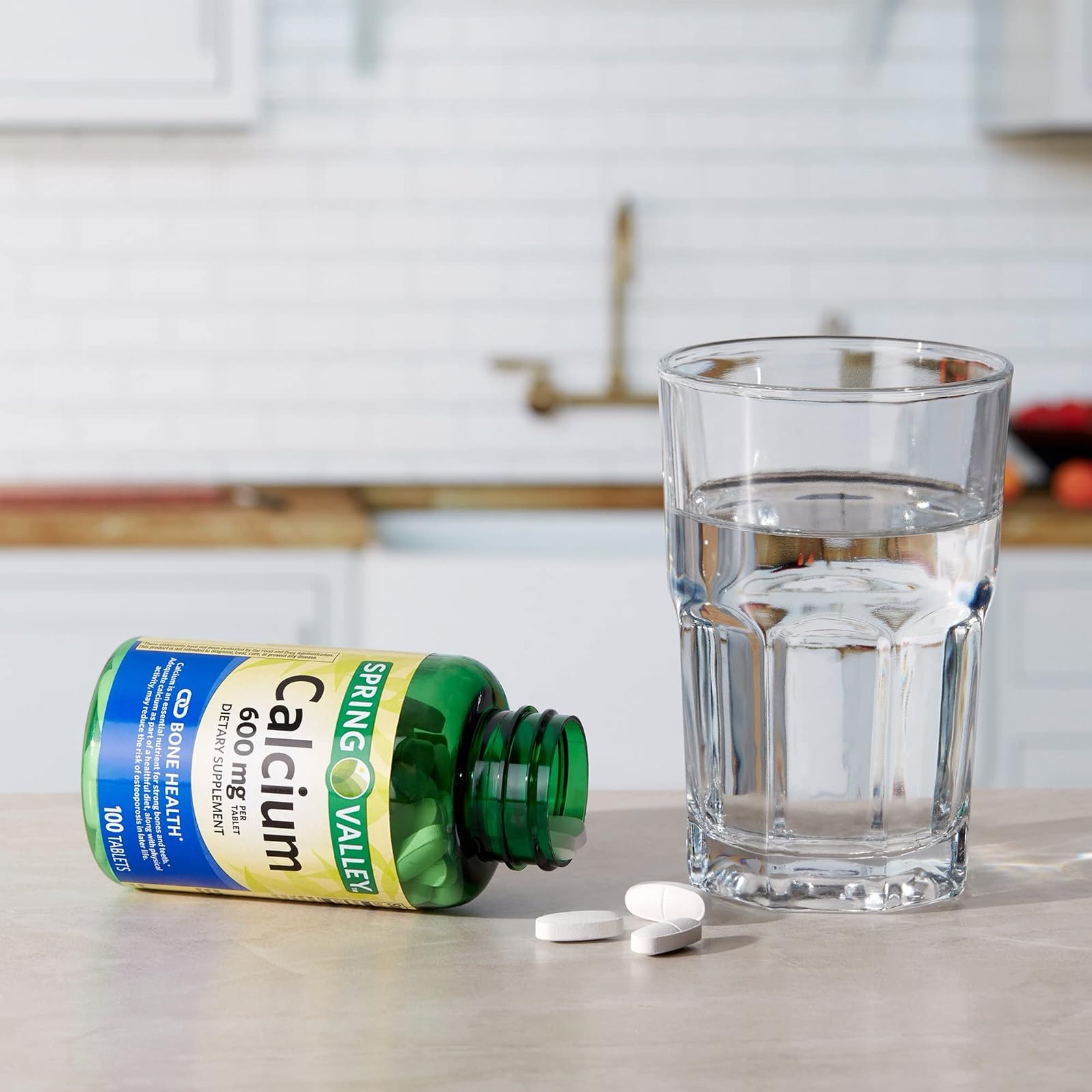 Calcium tablets for muscle function