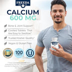 Calcium tablets for optimal wellness
