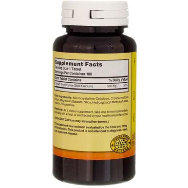 Calcium tablets for overall health support