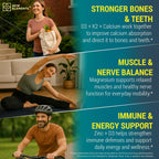 Calcium tablets for strong bones