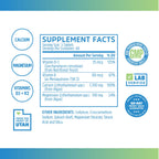 Calcium tablets for strong bones