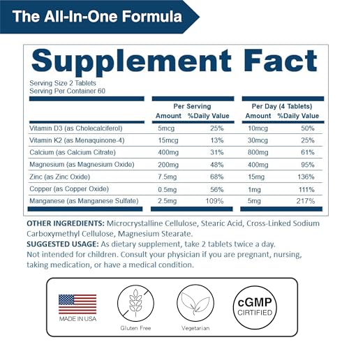 calcium tablets for strong bones