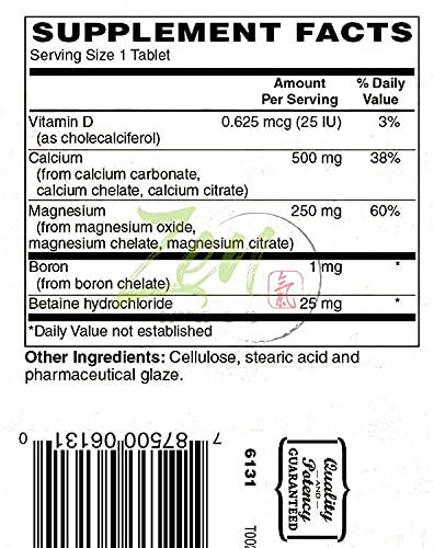 calcium tablets for strong bones