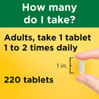 Calcium tablets with Vitamin D benefits