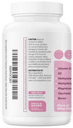 Calcium tablets with vitamin synergy