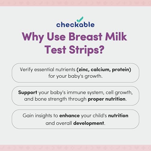 Calcium testing strips for infants
