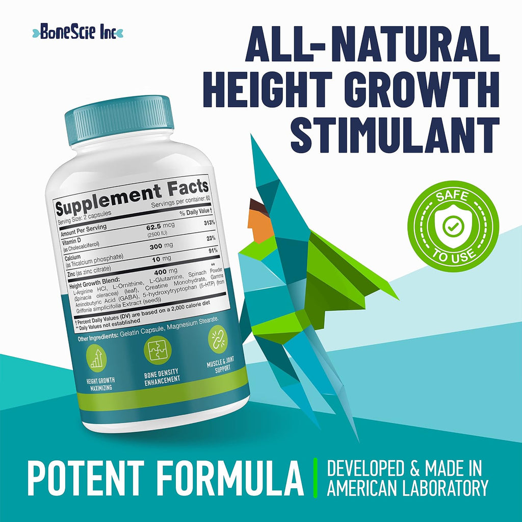 Calcium Vitamin D3 Zinc for healthy growth