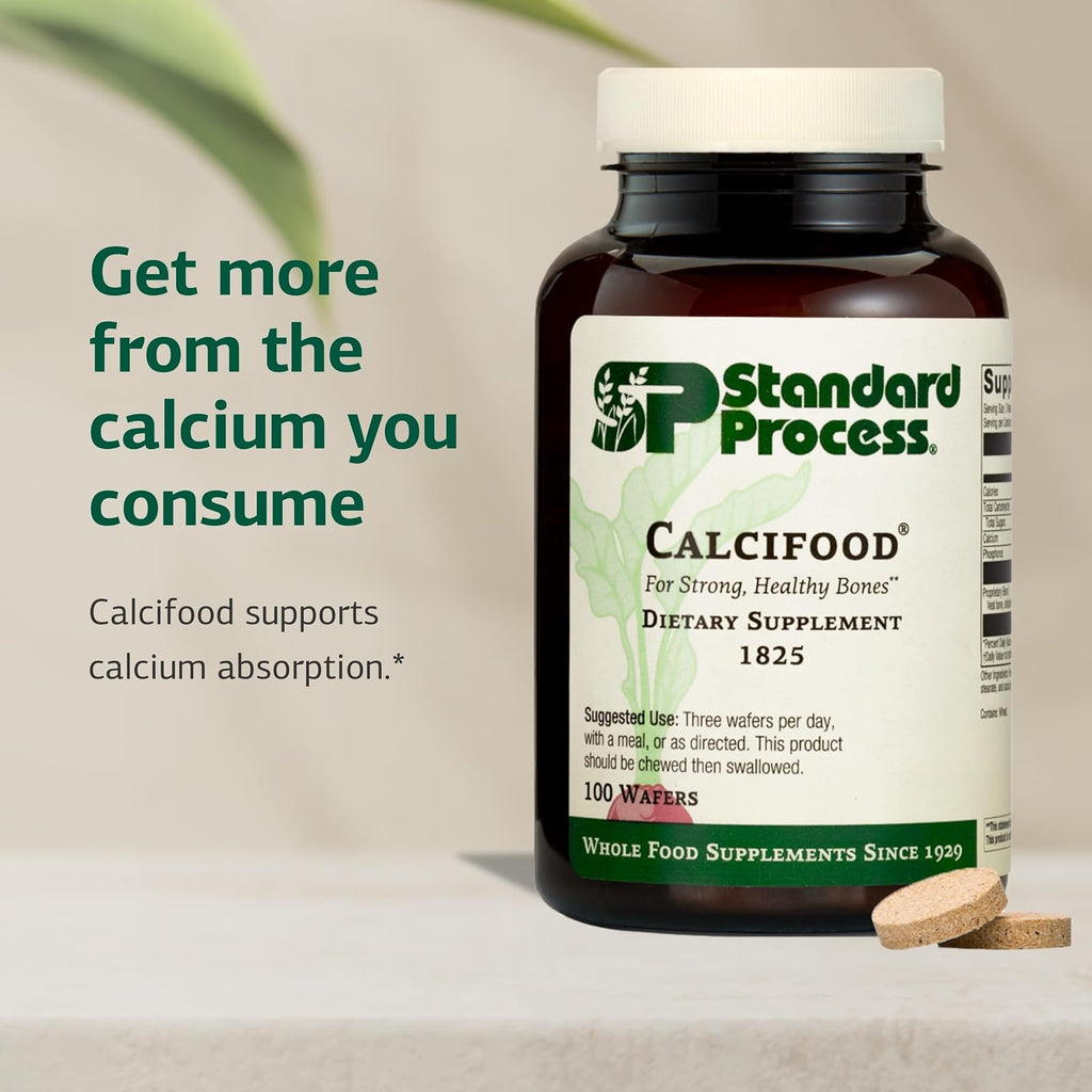 Calcium wafers for healthy bones