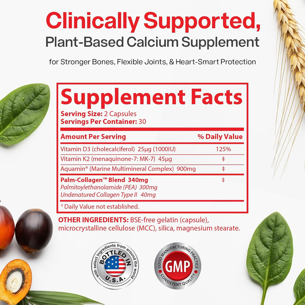 Calcium with D3 and K2 benefits