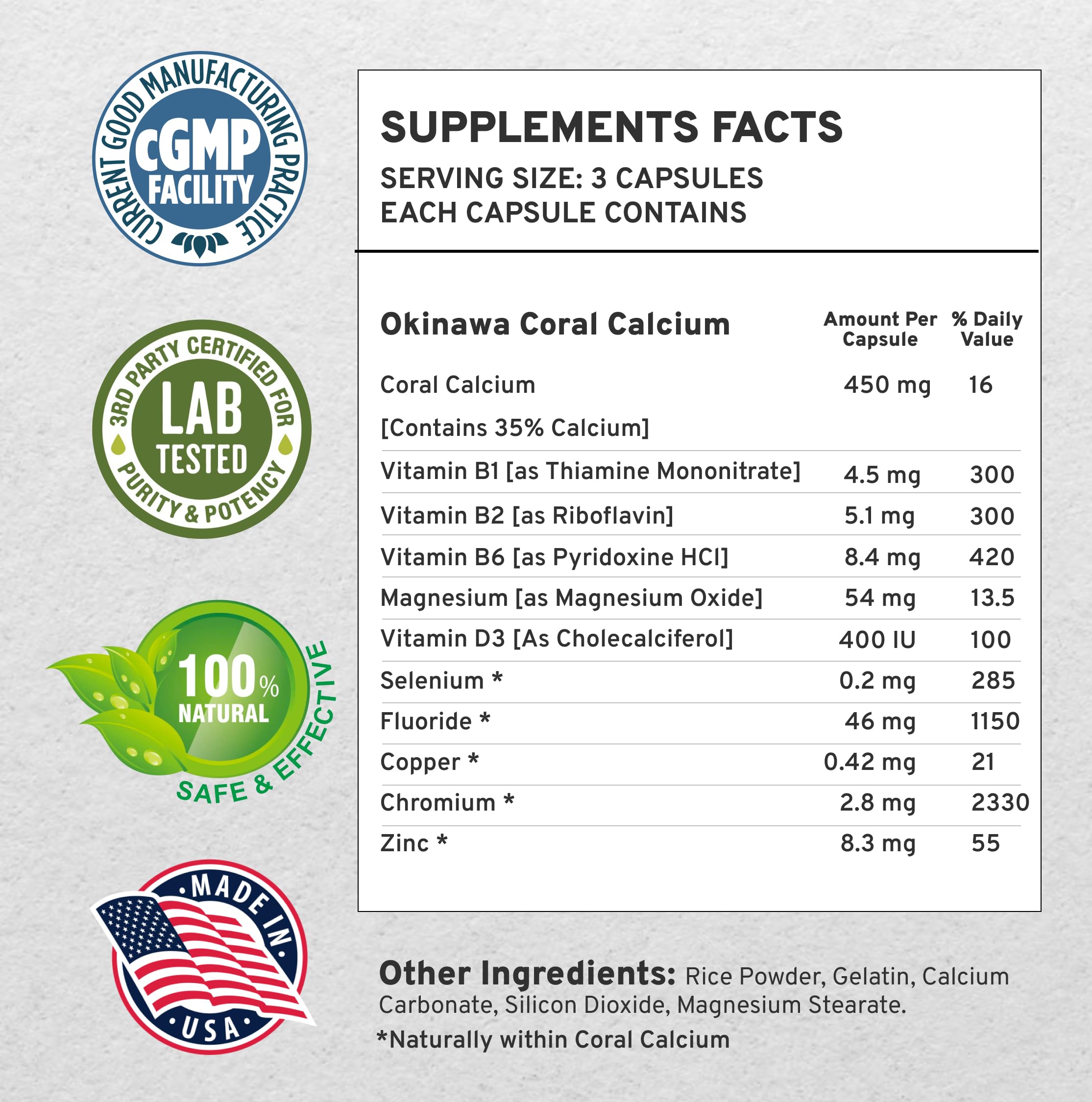 calcium with magnesium and zinc