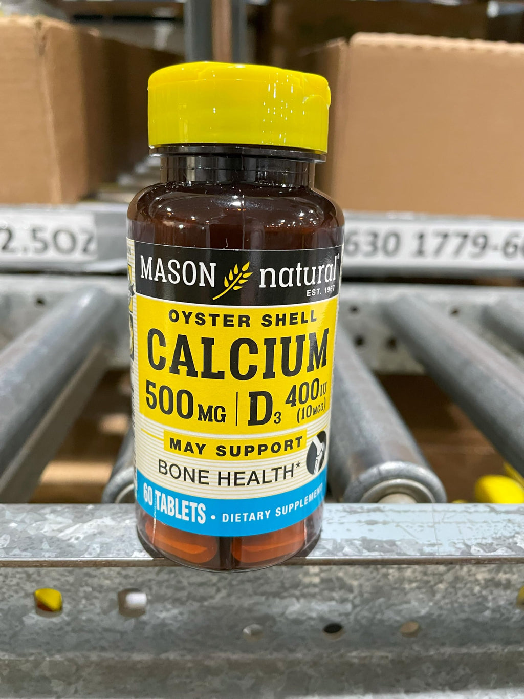 Calcium with Vitamin D for absorption