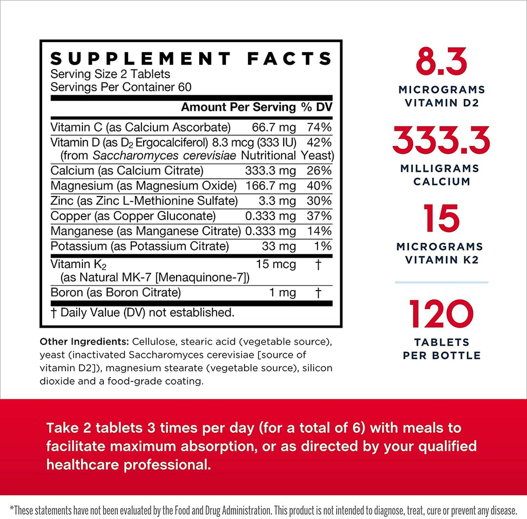 calcium with vitamin D3 and K2