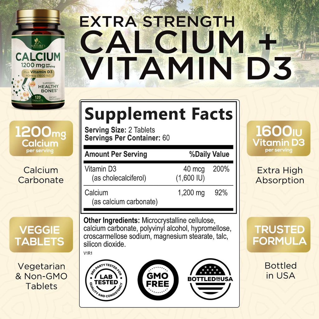Calcium with Vitamin D3 benefits