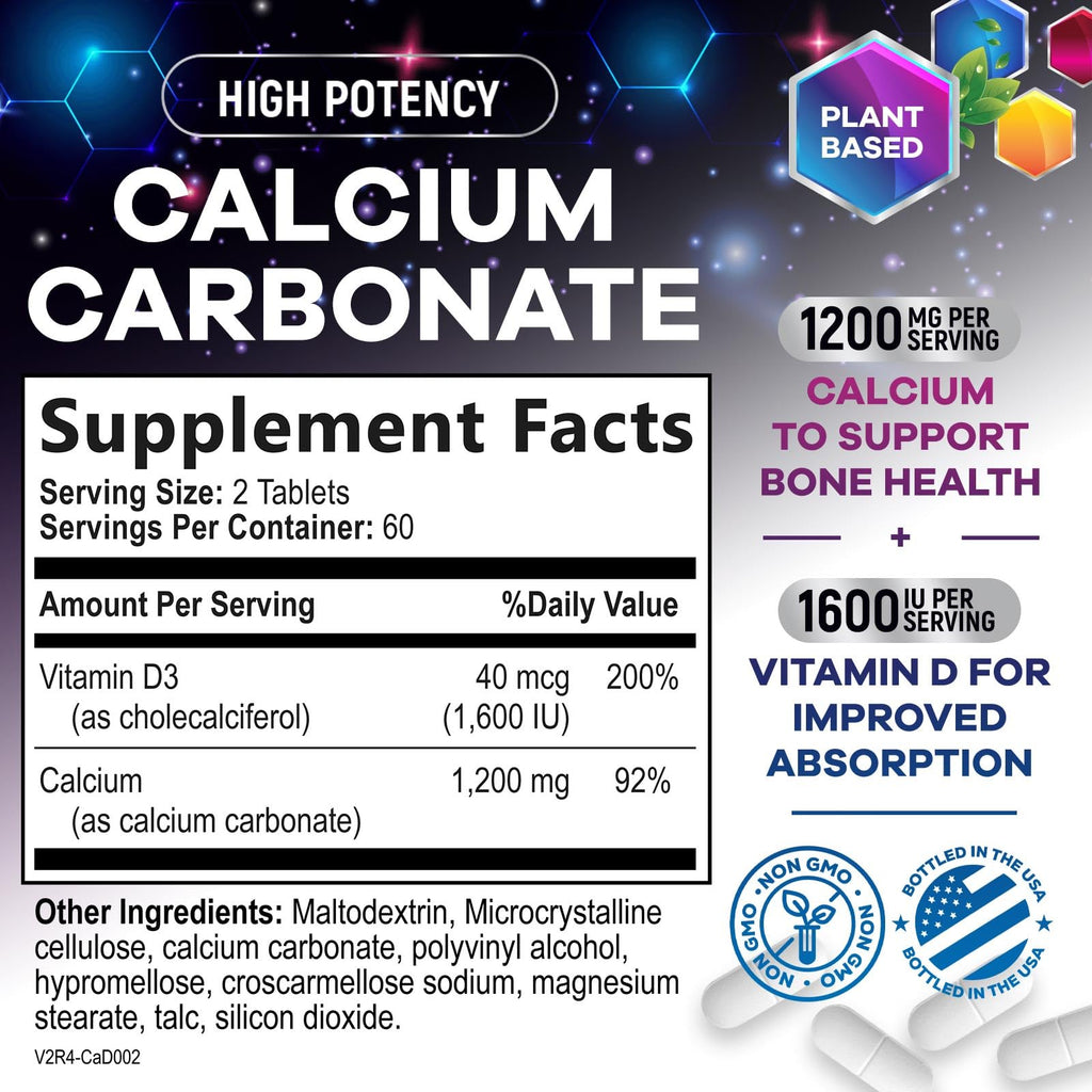 Calcium with Vitamin D3 benefits