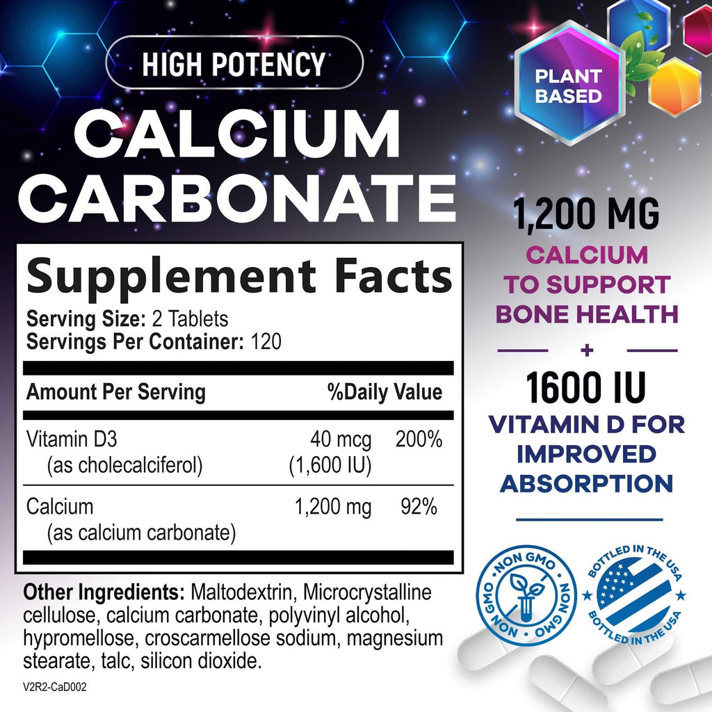 Calcium with Vitamin D3 benefits